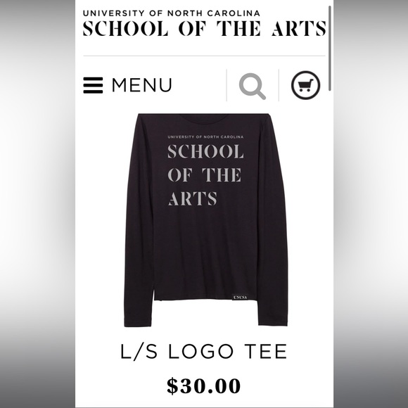 UNCSA SHOP | Tops | Uncsa Merch | Poshmark